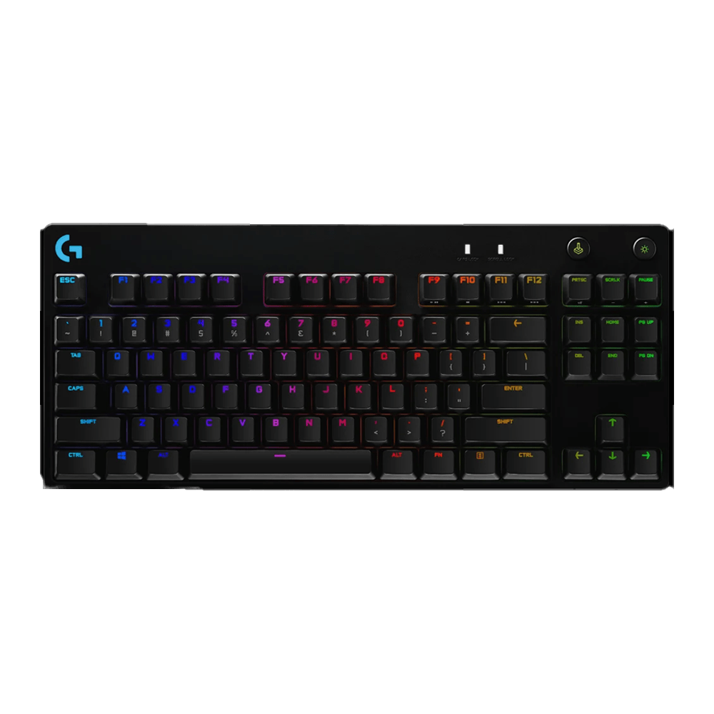 Logitech Pro X Keyboard (87 Keys) [GX-Blue Clicky Switch] – AFTERSHOCK PC