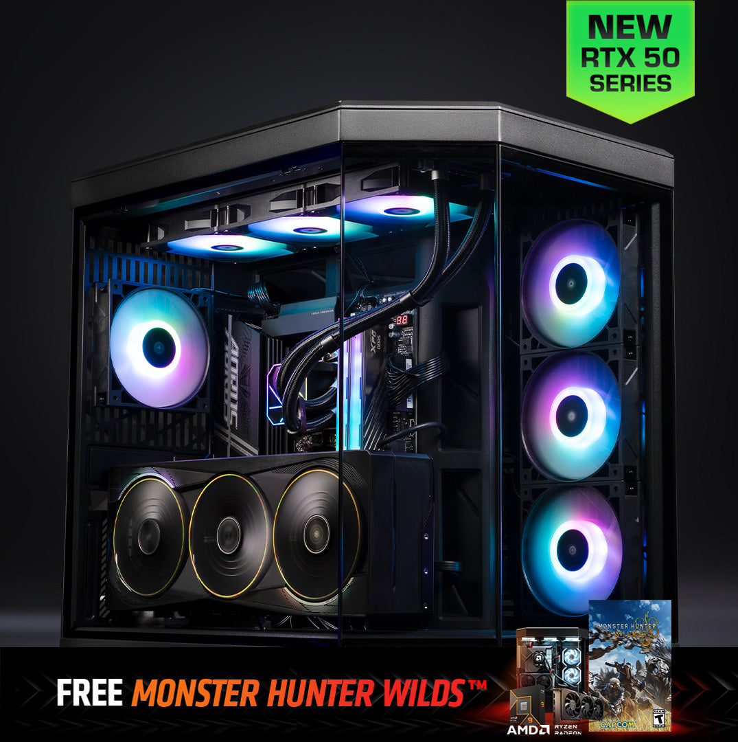 FISHTANK : AMD Ryzen 9 9950X + RTX 5080 Custom Gaming AFTERSHOCK PC